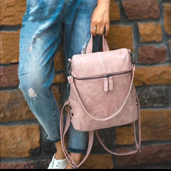 Bags | Lyla Pink Mini Backpack | Poshmark